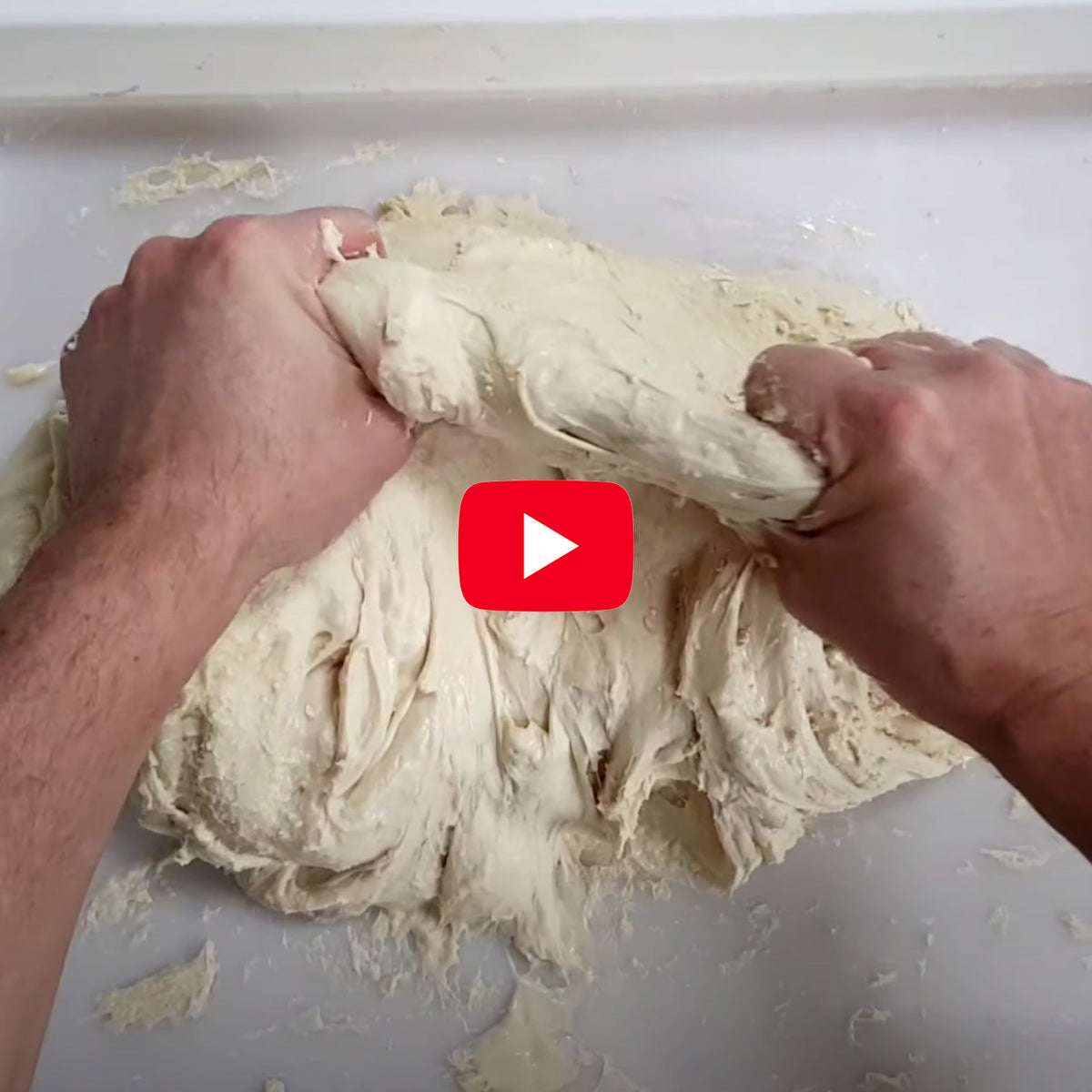 How to hand mix any dough video tutorial, Wayne Caddy | Ratton Pantry