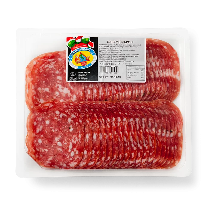 Ermes Fontana Salame Napoli Sliced Salami - 250g | Ratton Pantry