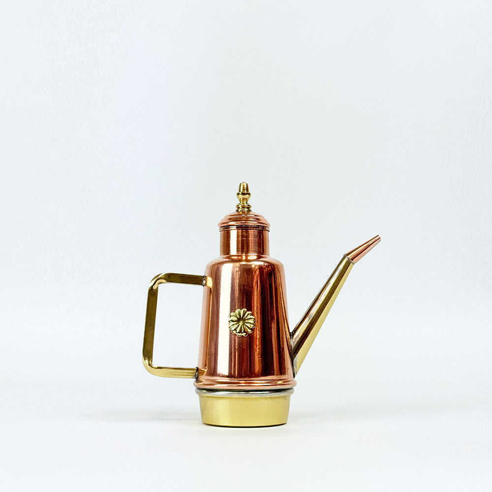 GI Metal Traditional Neapolitan Copper Olive Oil Can | Ratton Pantry