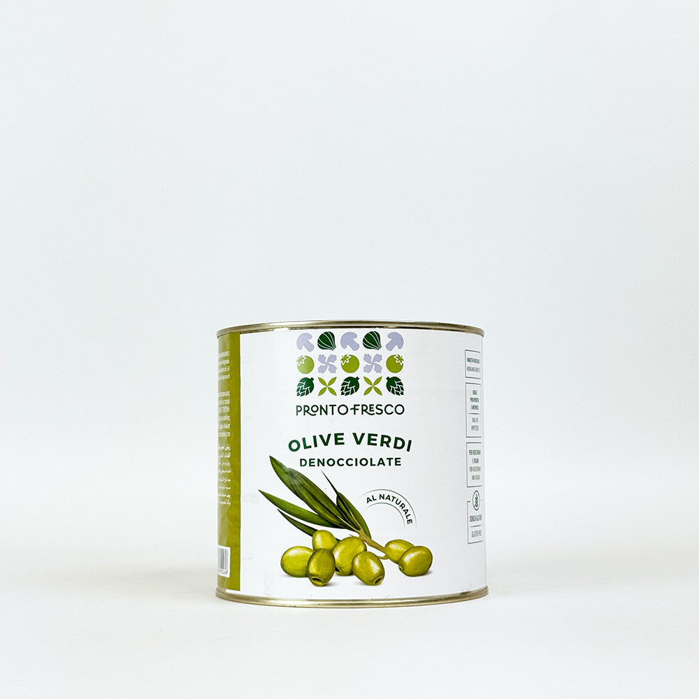 Greci Pitted Green Olives 2.6kg, Spanish Olives | Ratton Pantry