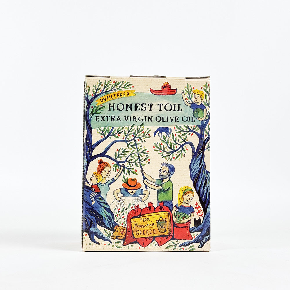 Honest Toil Cold Pressed Extra Virgin Olive Oil 3L | Ratton Pantry
