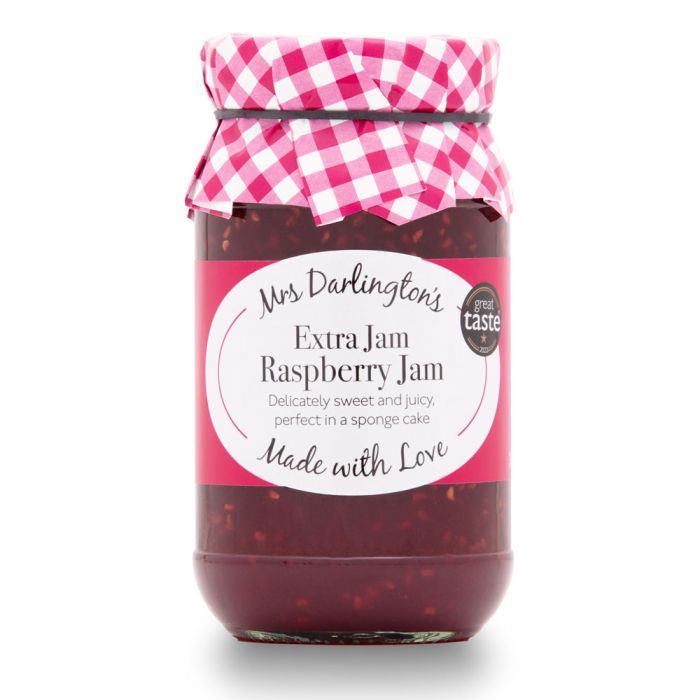 Mrs Darlington's Extra Jam Raspberry Jam 340g | Ratton Pantry