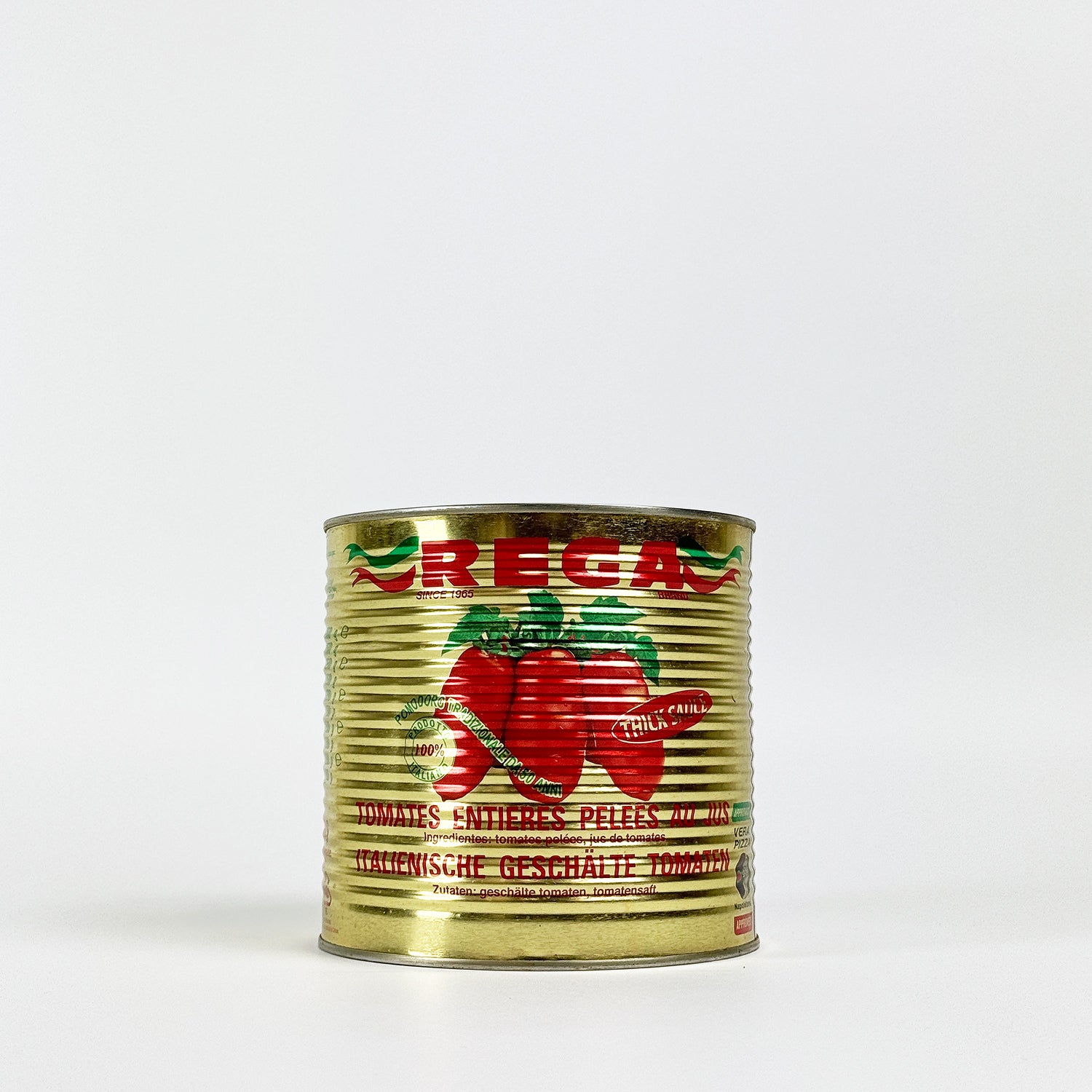 Rega Italian Peeled Tomatoes Gold Tin - 2.5kg | Ratton Pantry