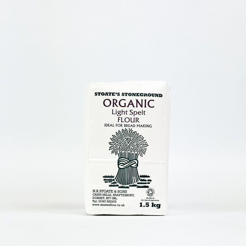 Stoates Organic Stoneground Light Spelt Flour | Ratton Pantry