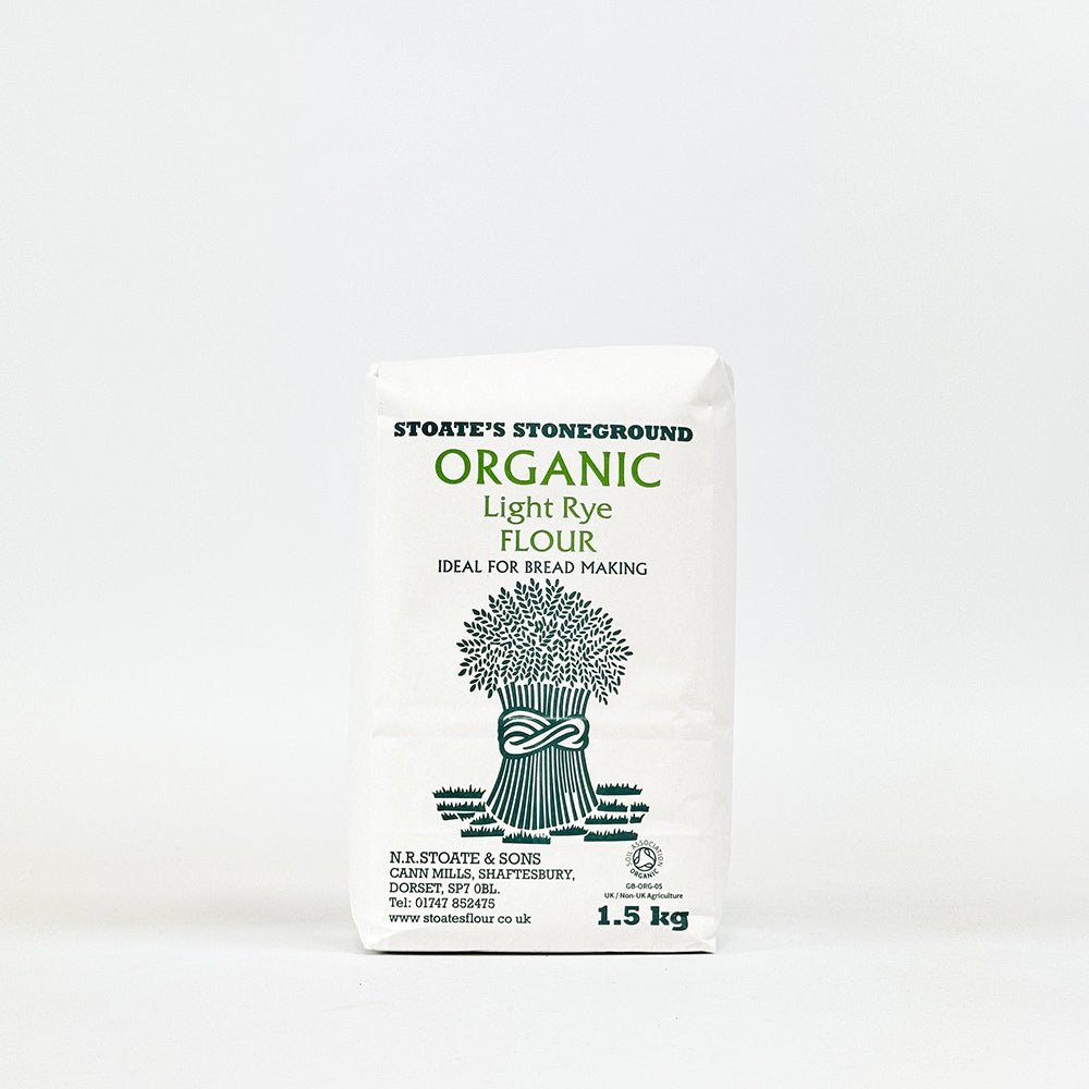 Stoates Organic Stoneground Light Rye Flour | Ratton Pantry