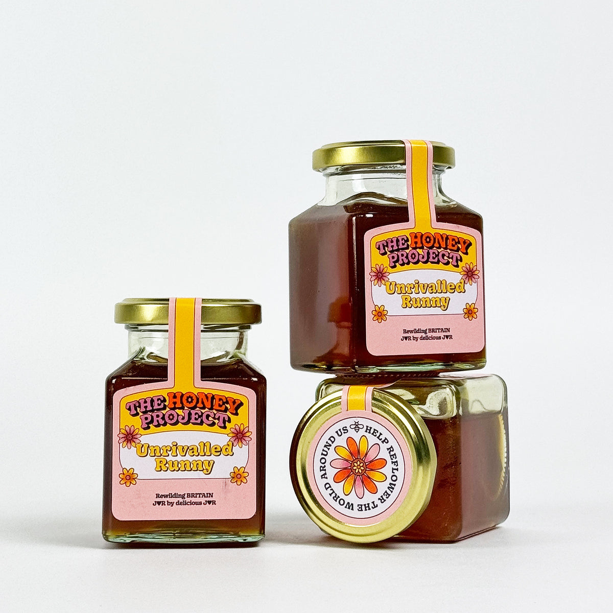The Honey Project Unrivalled Runny British Honey - 227g | Ratton Pantry