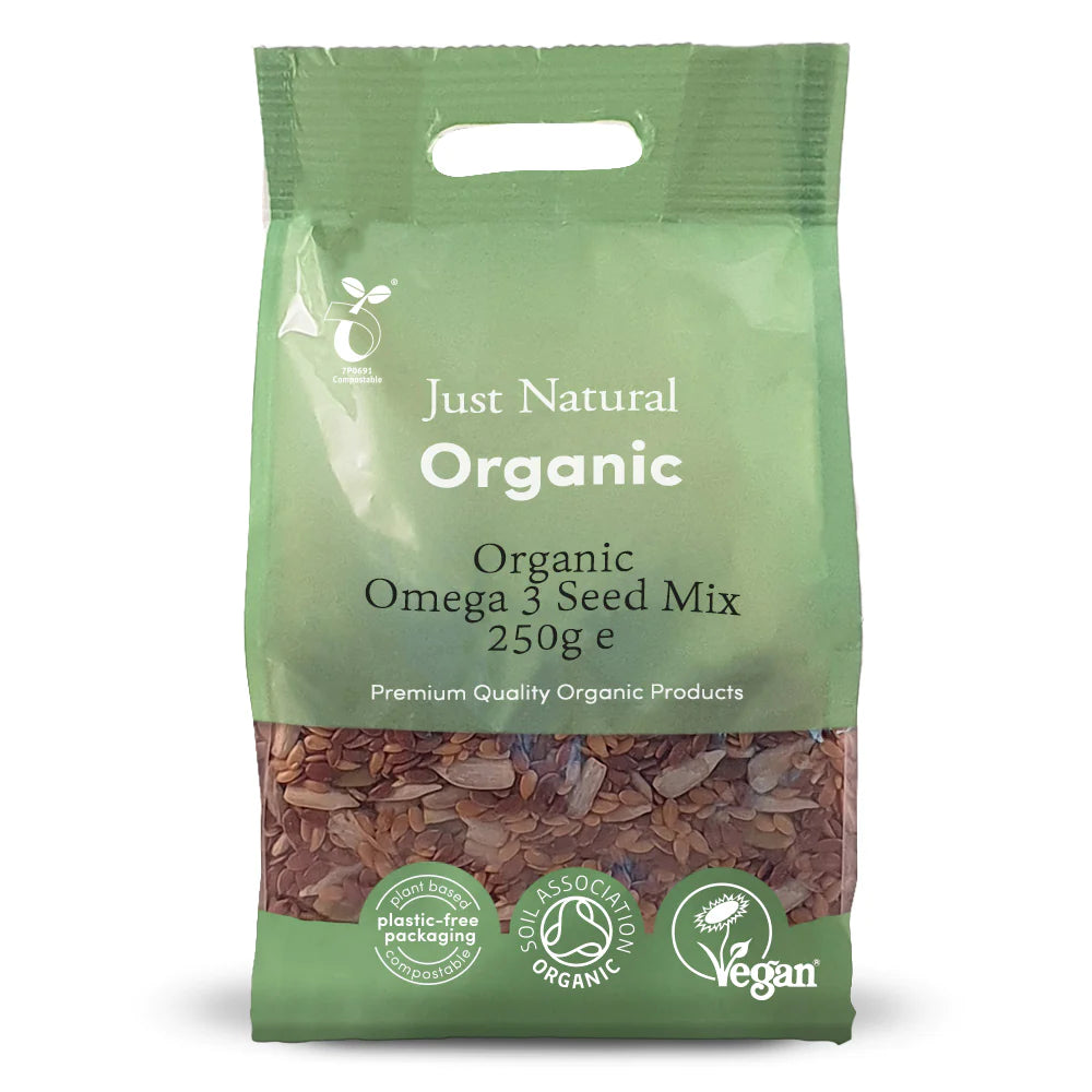Just Natural Organic Omega 3 Seed Mix, Omega 3 Seeds | Ratton Pantry